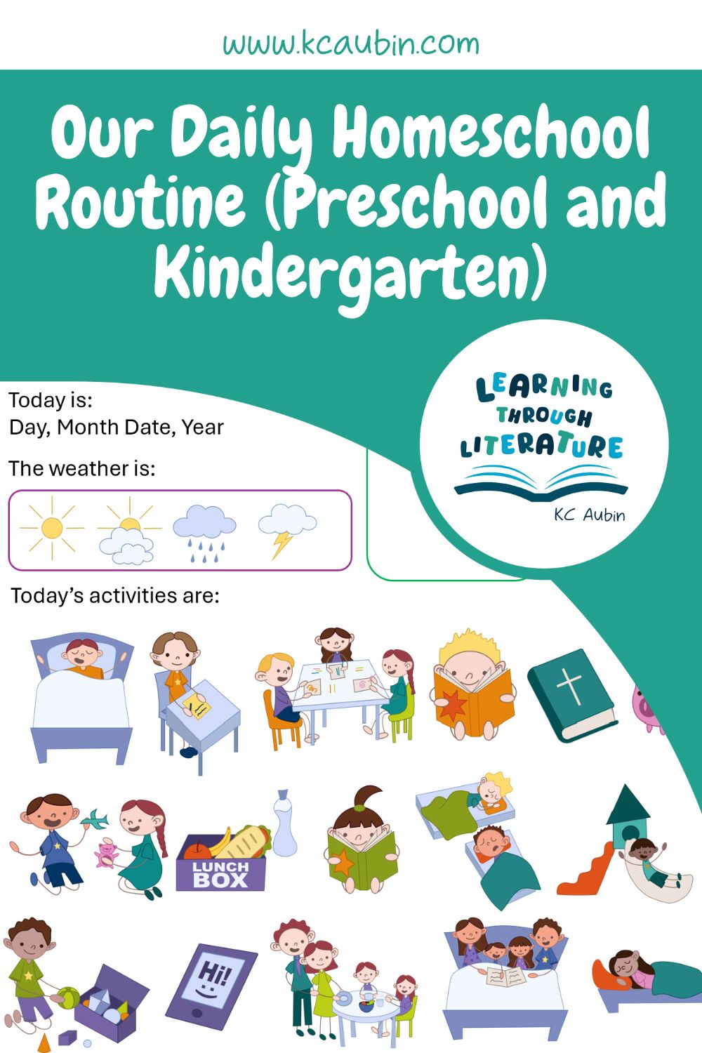 Our Daily Homeschool Routine (Preschool and Kindergarten) – KC Aubin